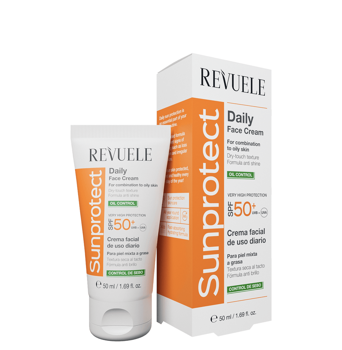 Protector Solar Diario SPF 50+ Control de Sebo (50ml) – Ético Skin Care